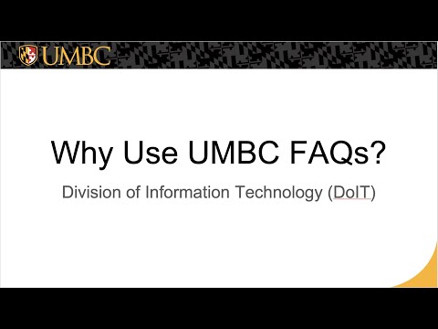 Support – Division of Information Technology – UMBC